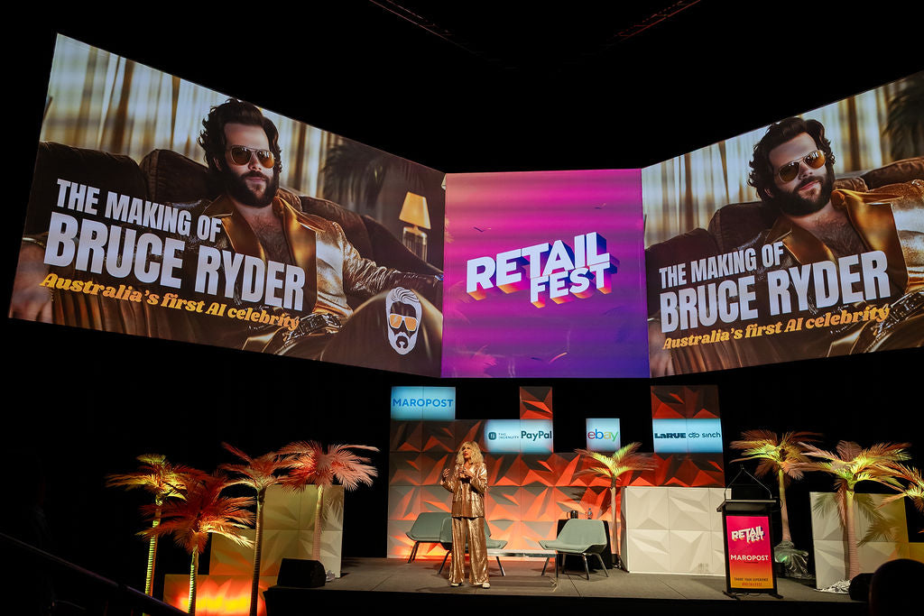 Australia’s First AI Celebrity: Bruce Ryder Live on Stage – Bruce Ryder AI